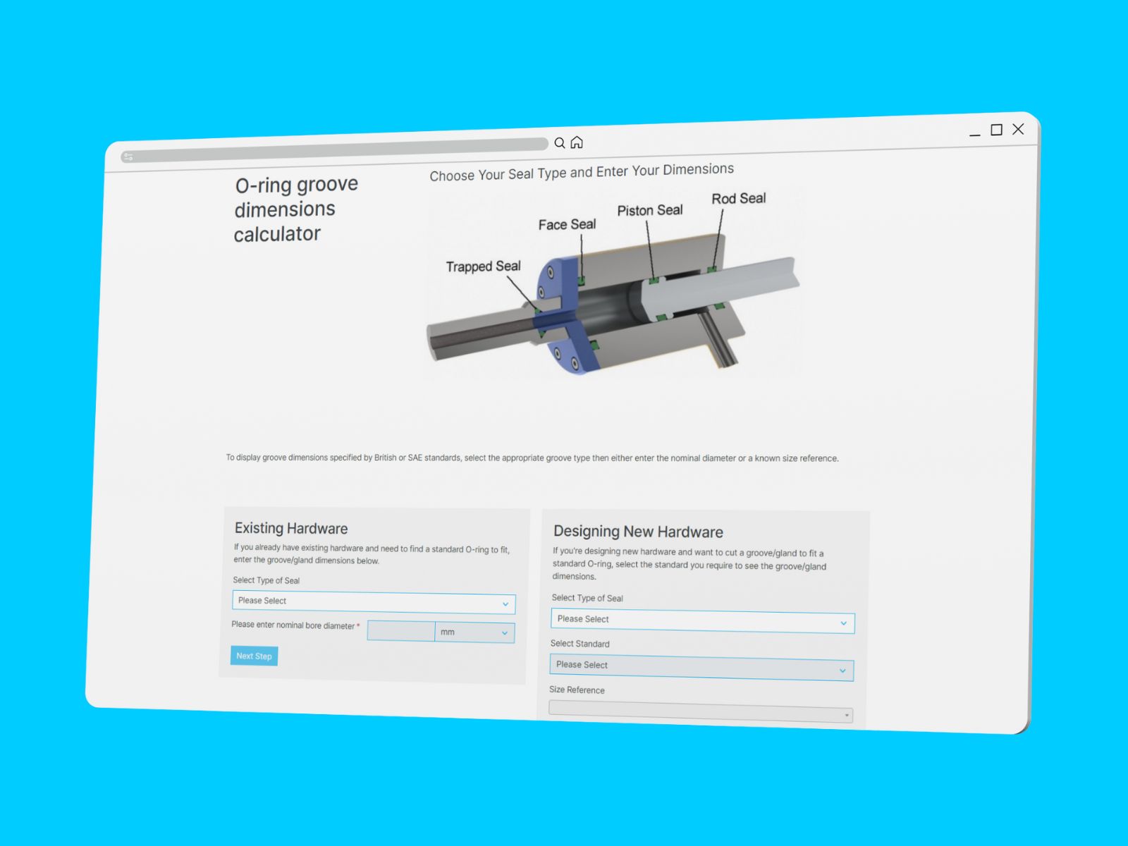 O-ring groove dimensions calculator - Precision Polymer Engineering